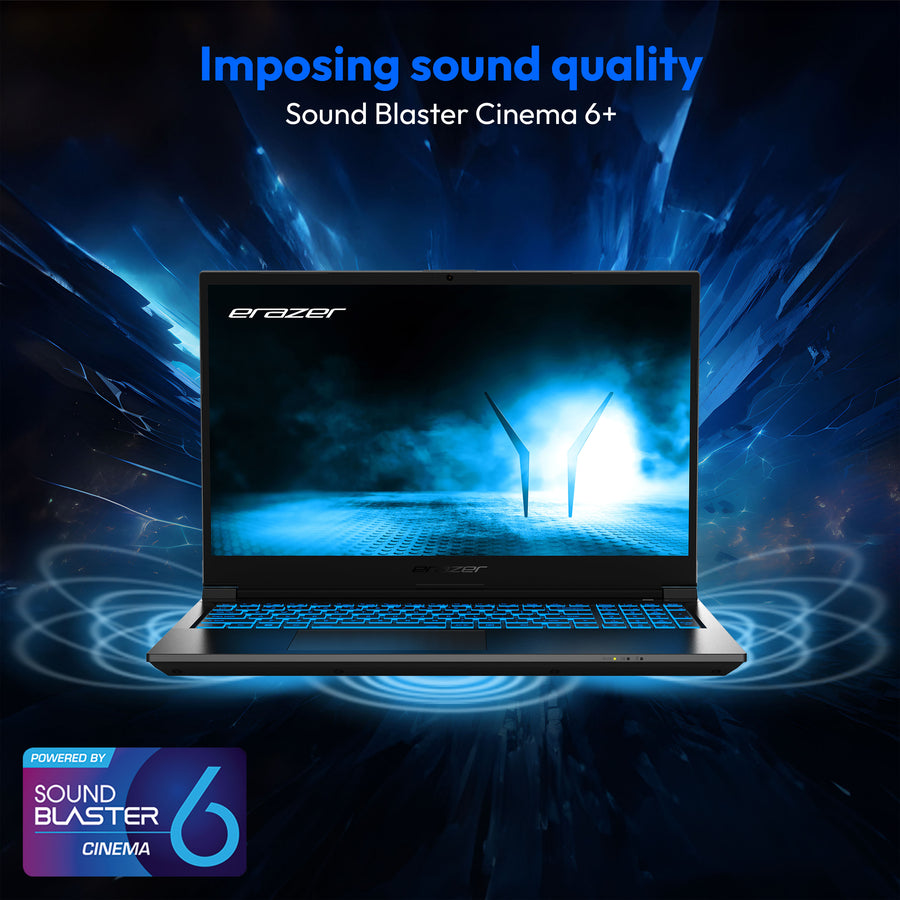 ERAZER Crawler E30e | 512GB SSD | RTX™ 2050 Gaming Laptop